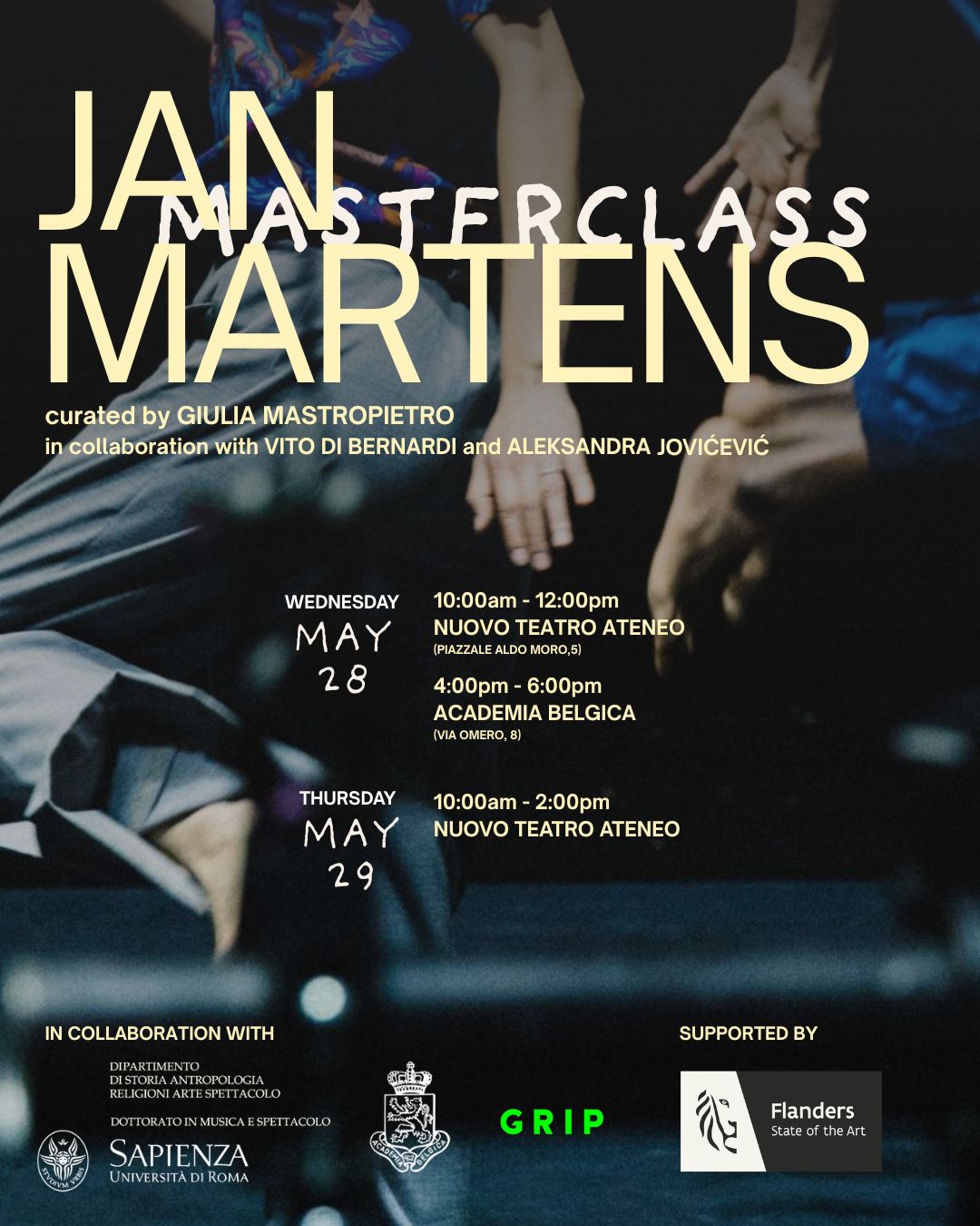 Masterclass di Jan Martens - Roma, 28–29 maggio 2025 - Consulta ...
